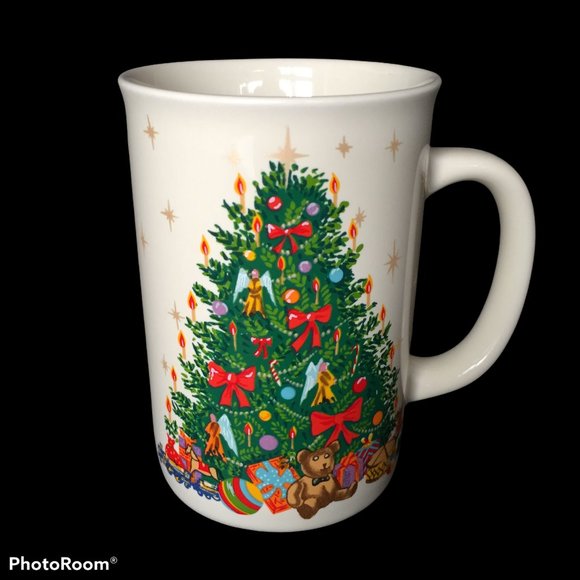 Otagiri | Holiday | Vintage Otagiri Usa Christmas Tree Tall Mug Coffee ...